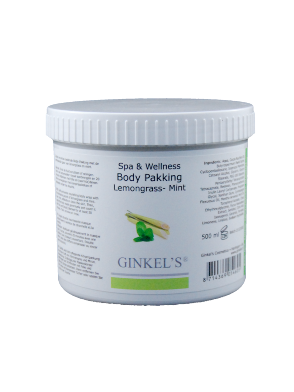 Body Pakking Lemongrass Mint 500 Ml Ginkels Cosmetics