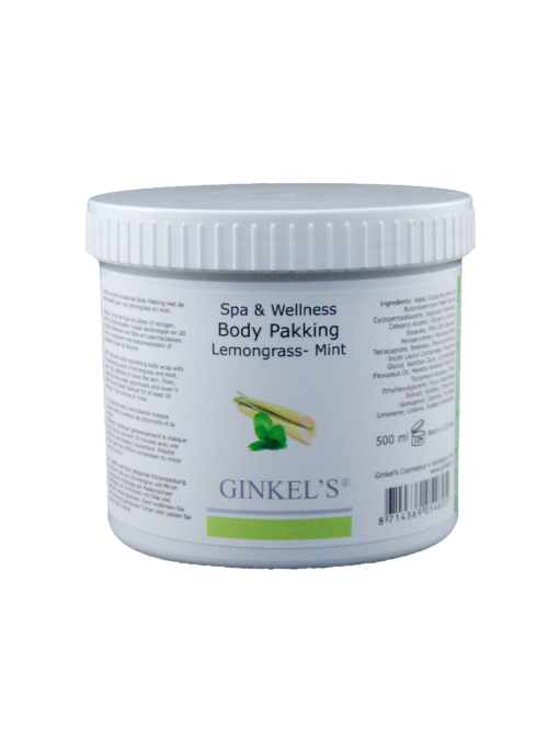 Body Pakking Lemongrass Mint 500 Ml Ginkels Cosmetics